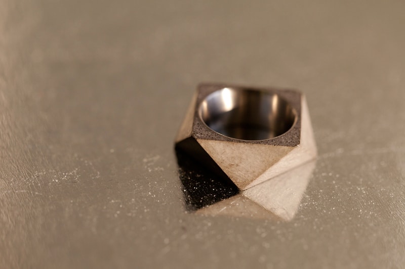 22 Design Studio Polygon Concrete Jewelry | Hypebeast