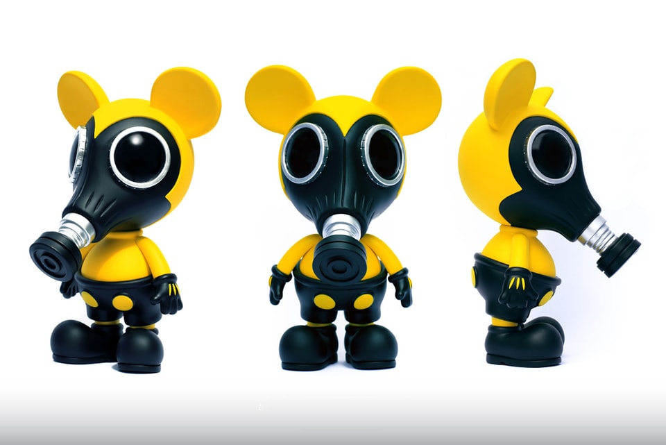 Ron English x Made by Monsters Biohazard Mousemask Murphy 限量公仔 | Hypebeast