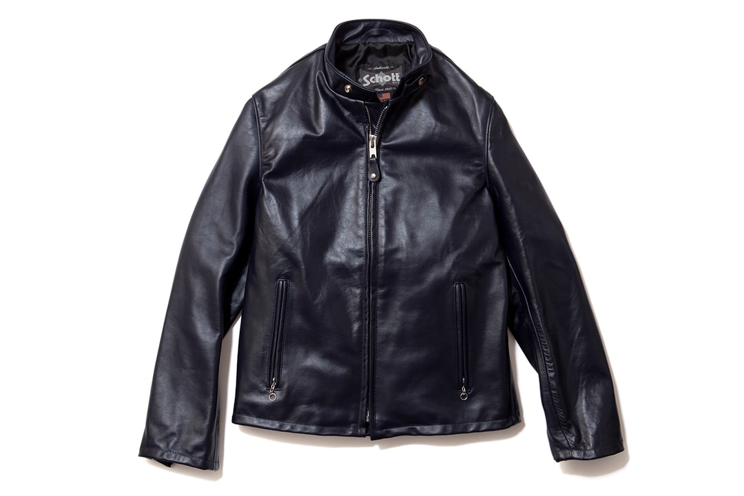 EXPANSION x Schott Cowhide Casual Racer 654 联名夹克 | Hypebeast