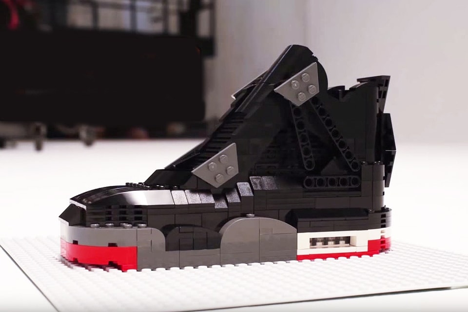LEGO 版 Air Jordan IV「Bred」建造影片 | Hypebeast