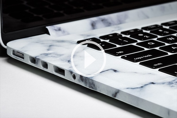 ColorWare Custom Marble MacBook Pro | Hypebeast