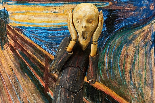 figma created Edvard Munch Skrik figure | Hypebeast