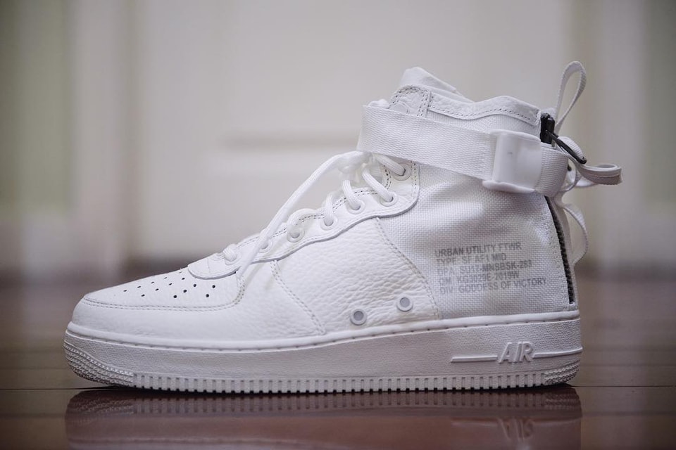 搶先預覽 Nike SF-AF1 Mid「Triple White」全白配色 | Hypebeast