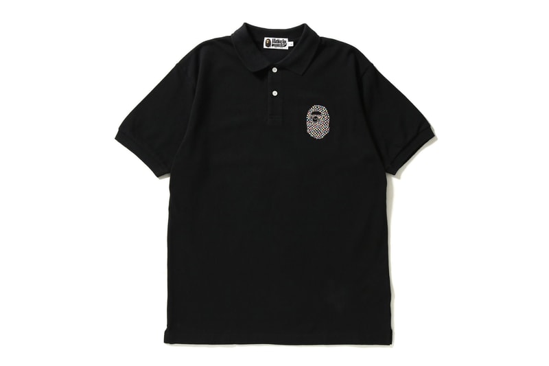 A BATHING APE®「APE HEAD」镶钻 Polo 衫系列上架 | Hypebeast