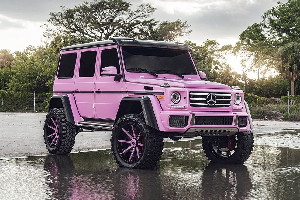 粉色定制版 Mercedes-Benz G-Class 惊艳亮相 | Hypebeast