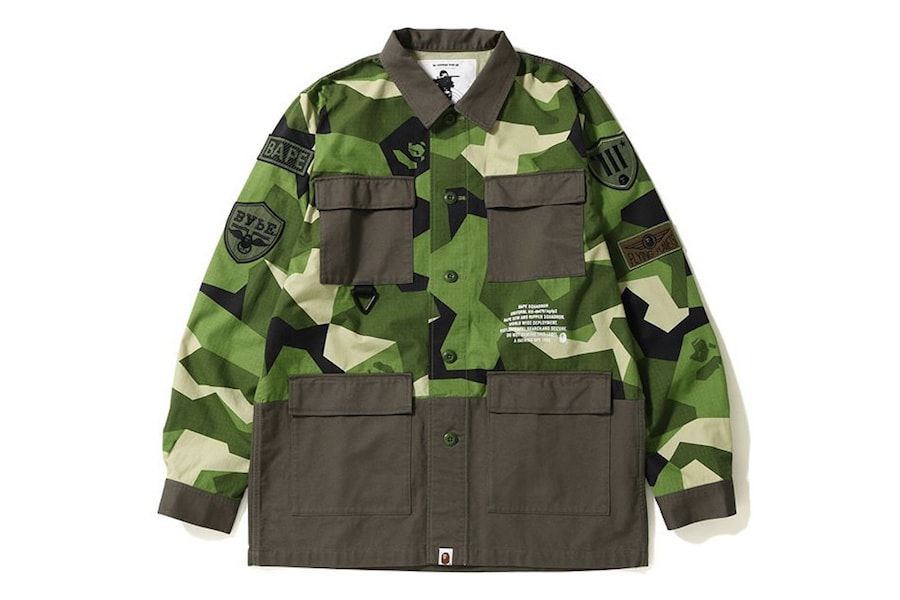 A BATHING APE® 2018 秋冬「Splinter Camo」系列即将上架 | Hypebeast