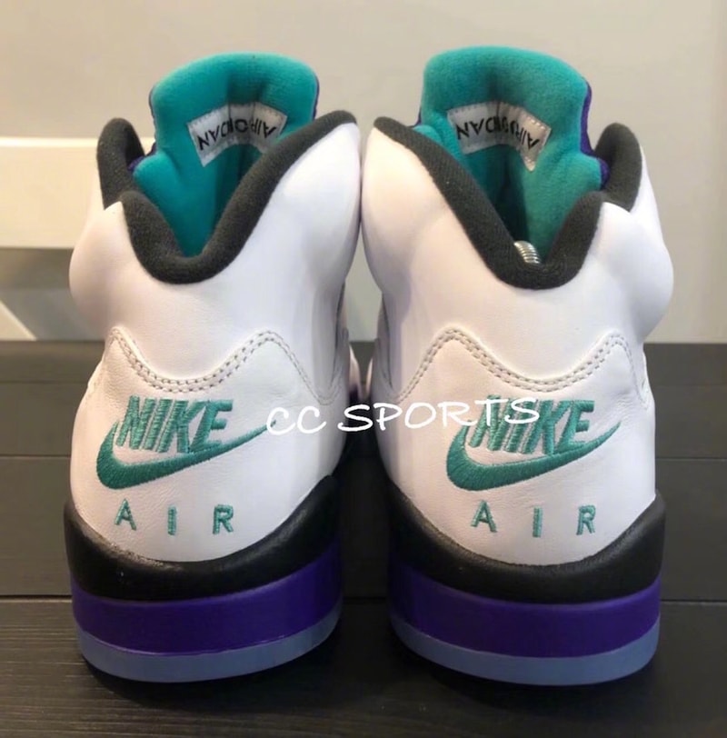 Will Smith x Air Jordan 5「Grape」无鞋带联名版本实物曝光 | Hypebeast