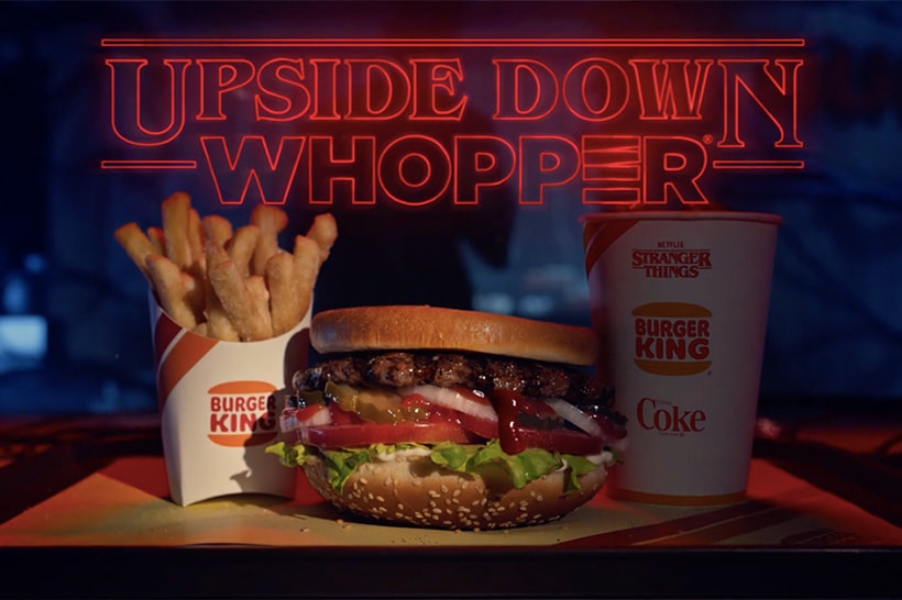 Burger King 为人气影集《Stranger Things》第三季推出限定「Upside Down Whopper」套餐 ...