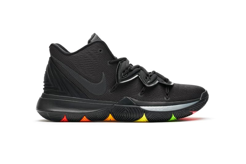 Nike Kyrie 5 推出全新「Black/Rainbow」配色 | Hypebeast