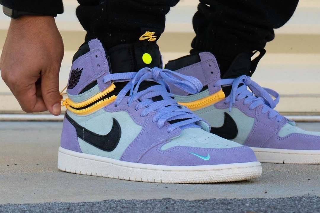Jordan Brand 推出可拆卸变种版本 Air Jordan 1 High Switch 最新配色「Purple Pulse ...