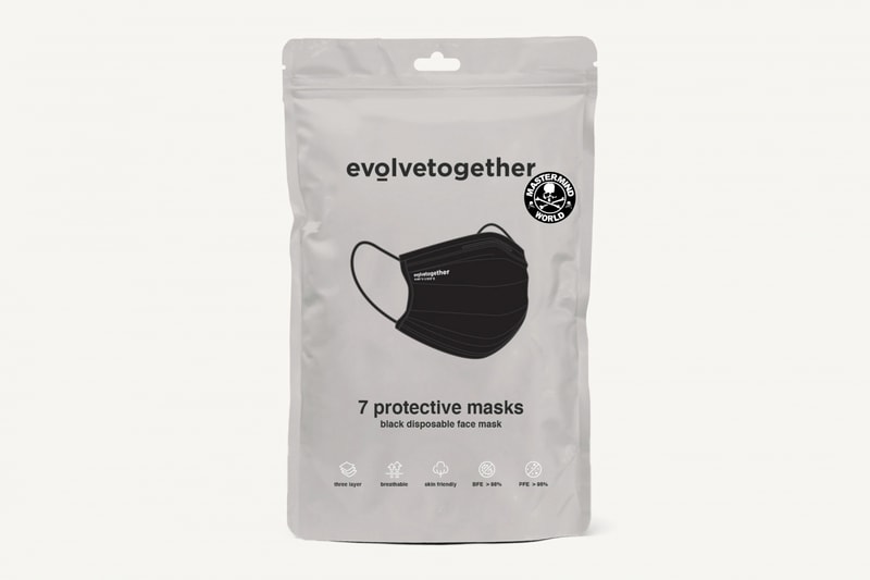 MASTERMIND WORLD 携手 evolvetogether 推出联名防护口罩 | Hypebeast