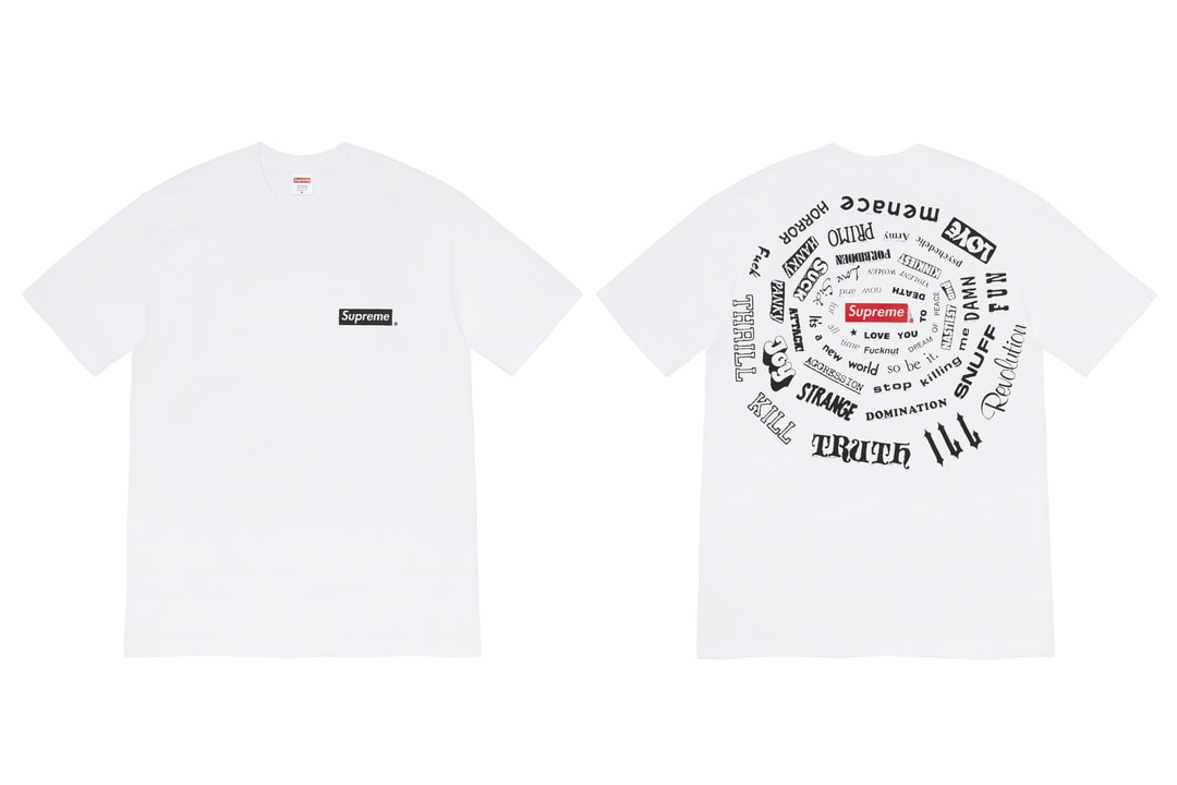 Supreme 2021 春夏 T-Shirt 系列正式发布 | Hypebeast