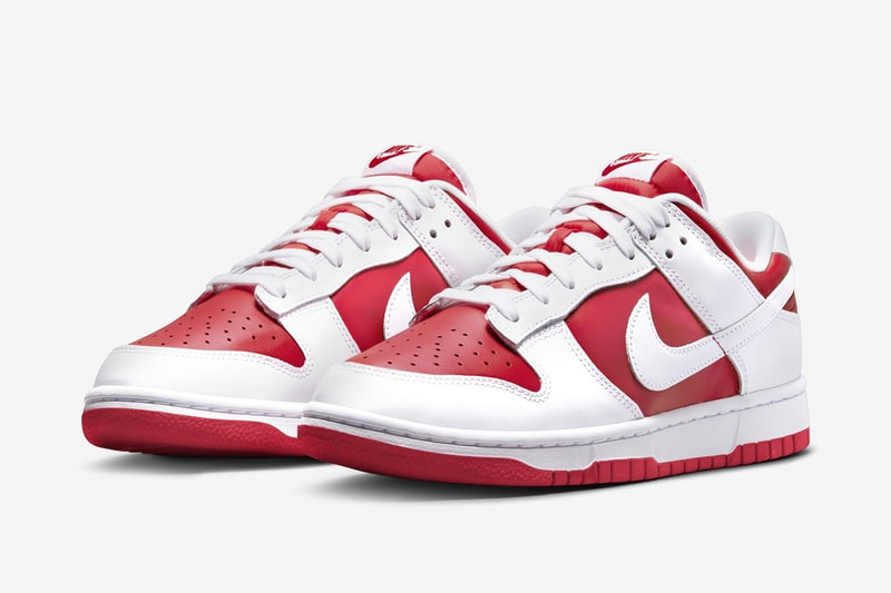 Nike Dunk Low「Championship Red」官方图辑、发售情报公布 | Hypebeast