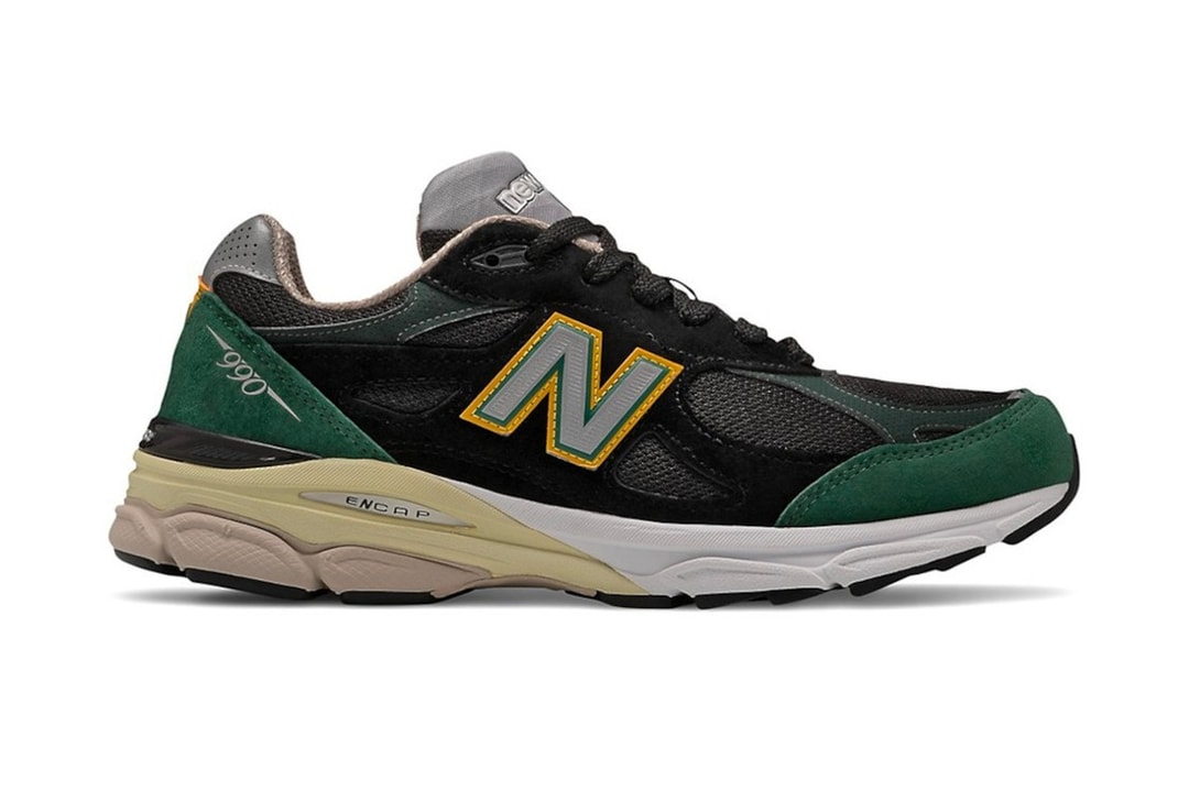 率先近赏 New Balance 990v3 全新配色「Green/Yellow」 | Hypebeast