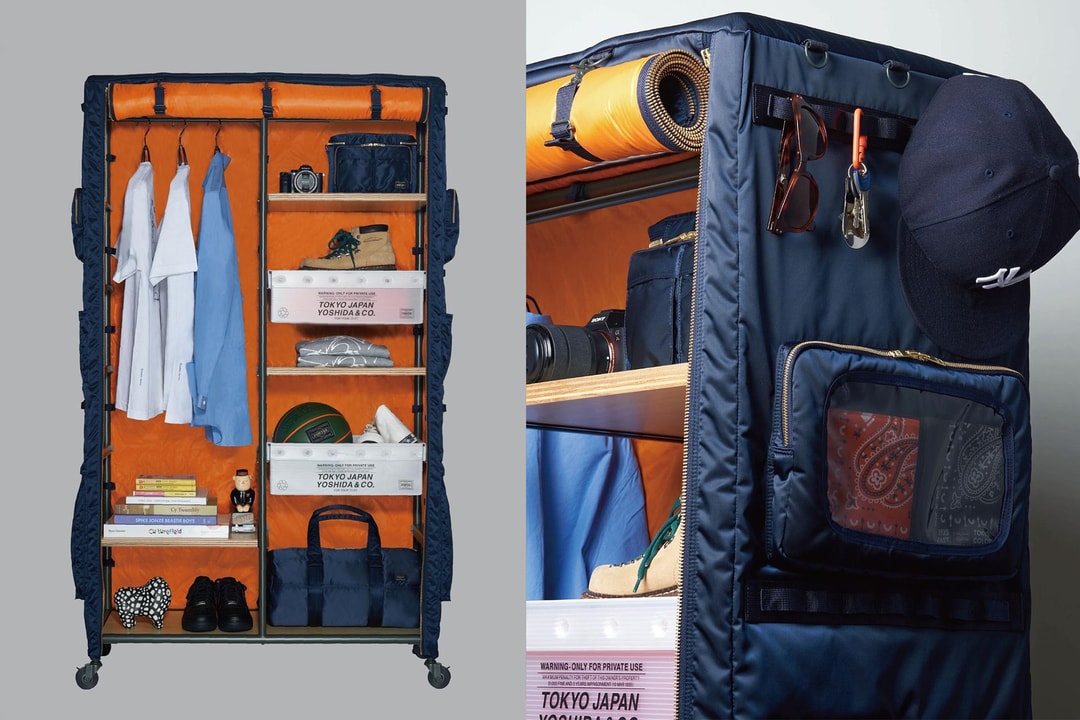 PORTER 人气系列 TANKER 最新「IRON BLUE」配色储物柜登陆 HBX 香港上架 | Hypebeast