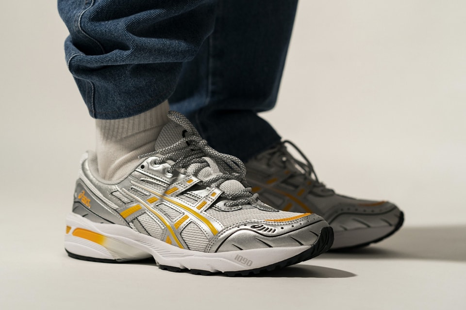 ASICS GEL-1090 最新配色「White/Silver/Orange」正式发布 | Hypebeast