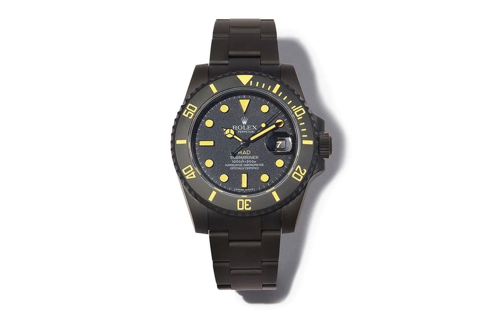 MAD Paris 推出全新 Rolex Submariner「Bumblebee」定製錶款 | HYPEBEAST