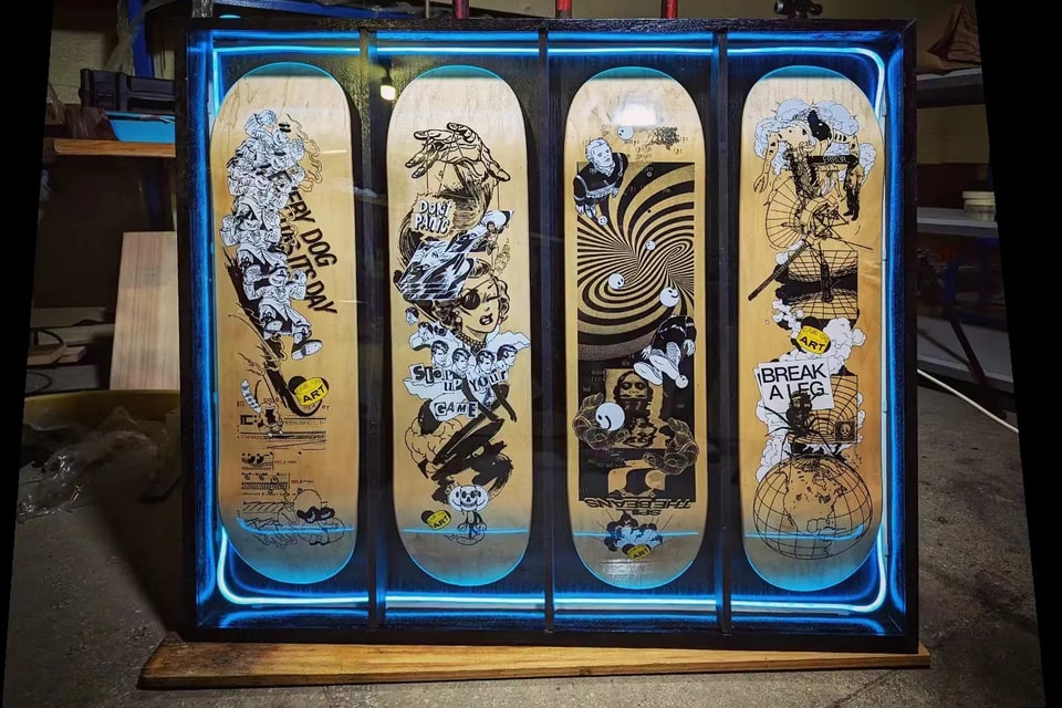 DBH 带来全新艺术支线 DO BY HE-ART 首个系列滑板 | Hypebeast