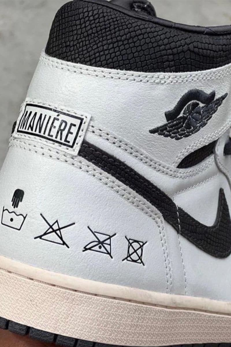 A Ma Maniére x Air Jordan 1「Hand Wash Cold」早期联名样品率先曝光 | Hypebeast