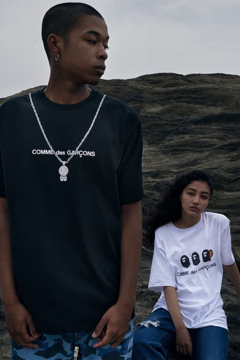 A BATHING APE x COMME des GARÇONS 全新联名系列发布 | Hypebeast