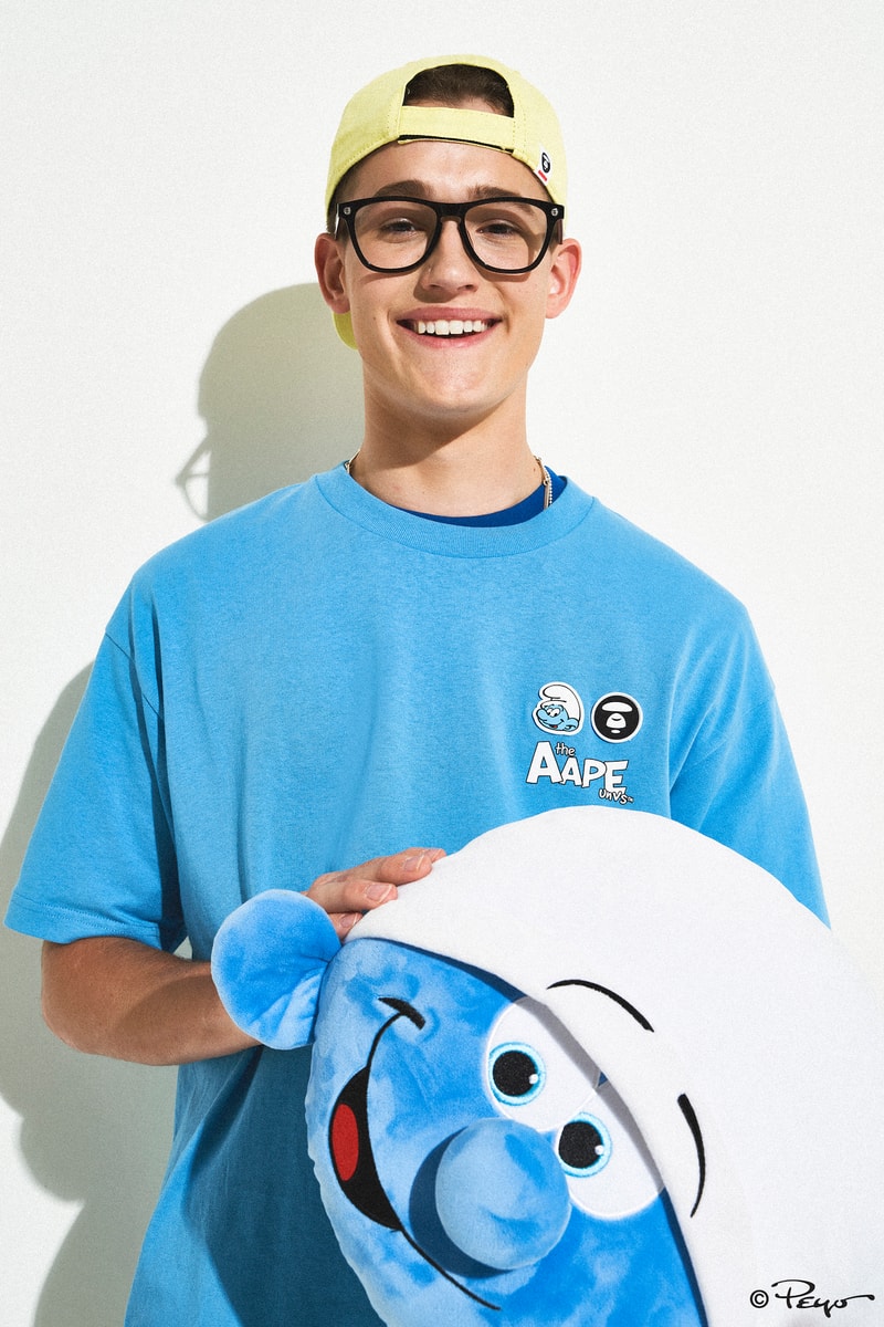 The Smurfs x AAPE 2023 联名系列发布 | Hypebeast