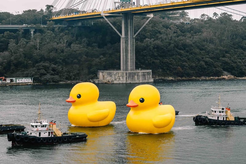 荷兰艺术家 Florentijn Hofman 创作的巨型 ‘Rubber Duck’ 现已登陆香港 | Hypebeast