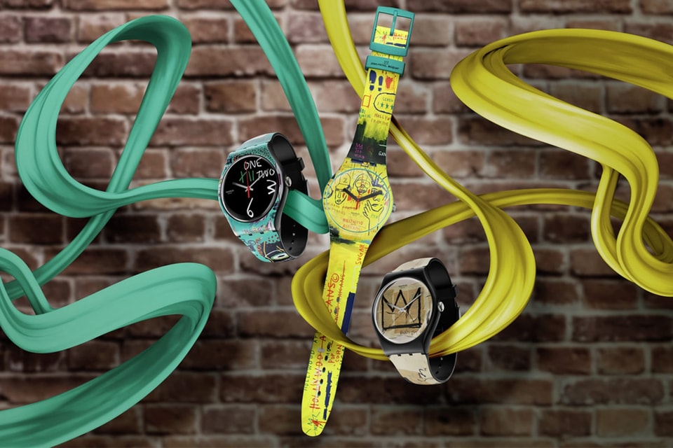 Swatch x Jean-Michel Basquiat 联名系列表款发布 | Hypebeast