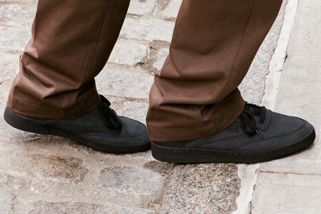Reebok × JJJJound 「Core Black」Club C 85 即将发售 | Hypebeast