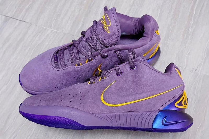 率先预览 Nike LeBron 21 最新配色「Violet Dust」 | Hypebeast
