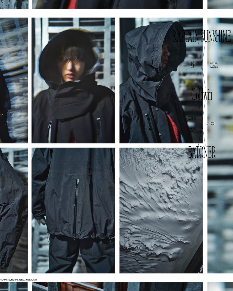 KAPTAIN SUNSHINE x Goldwin x BATONER 三方联名正式登场 | Hypebeast