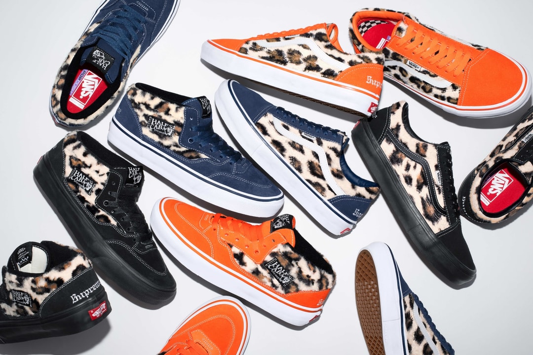 Supreme x Vans 全新 2023 秋冬「Leopard」联名系列登场 | Hypebeast