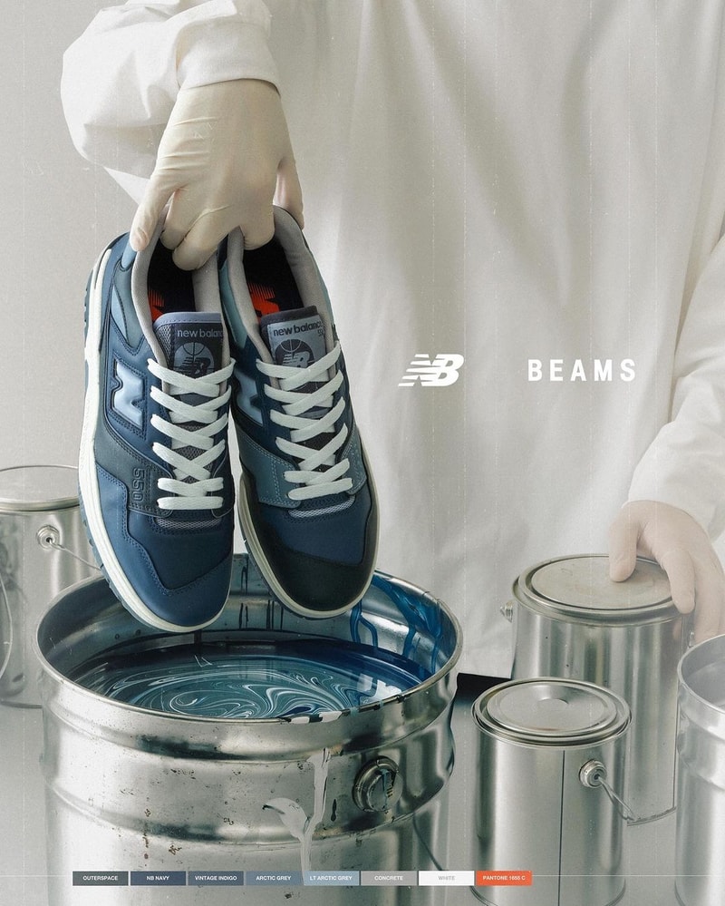 BEAMS 携手 New Balance 推出全新 550 定制鞋款 | Hypebeast