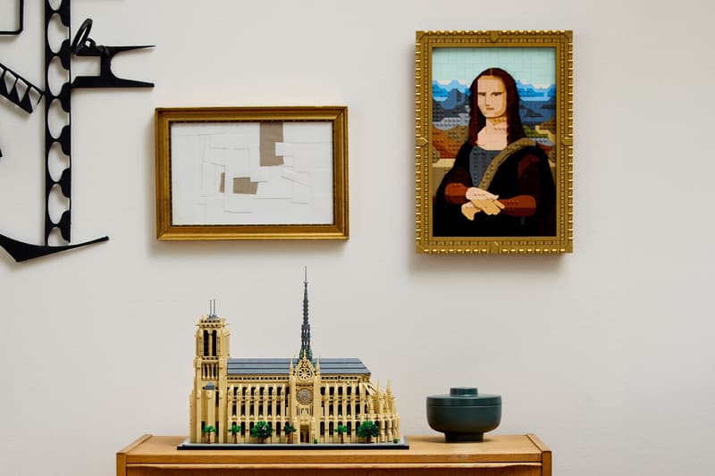 LEGO 推出全新《蒙娜丽莎》画像与巴黎圣母院积木模型 | Hypebeast