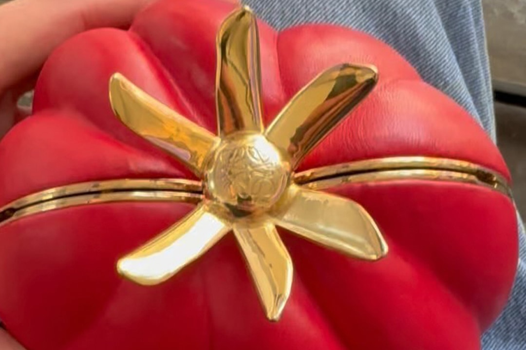 将迷因化作现实！Jonathan Anderson 亲自曝光 LOEWE 最新「奇行种番茄包」 | Hypebeast