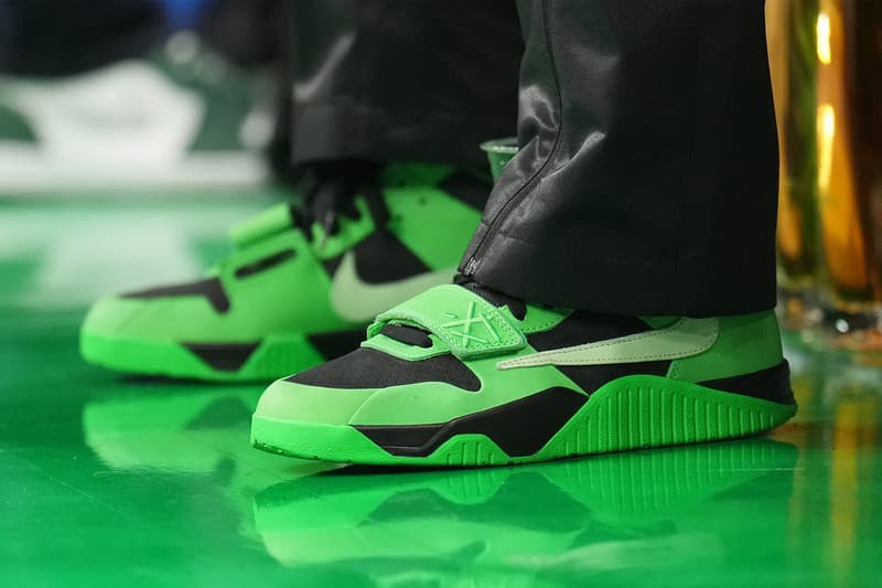 Travis Scott 率先上脚 Jordan Jumpman Jack Trainer 全新黑绿配色鞋款 | Hypebeast