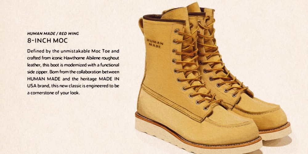 Human Made x Red Wing 联名系列发售情报 | Hypebeast