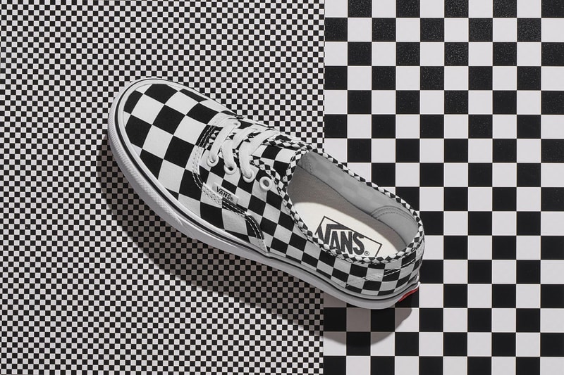 Vans Checkerboard Pattern Sk8-Hi Authentic | Hypebae