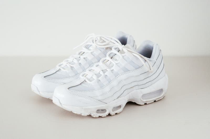 Nike Air Max 95 "Triple White" Sneakers Review | Hypebae