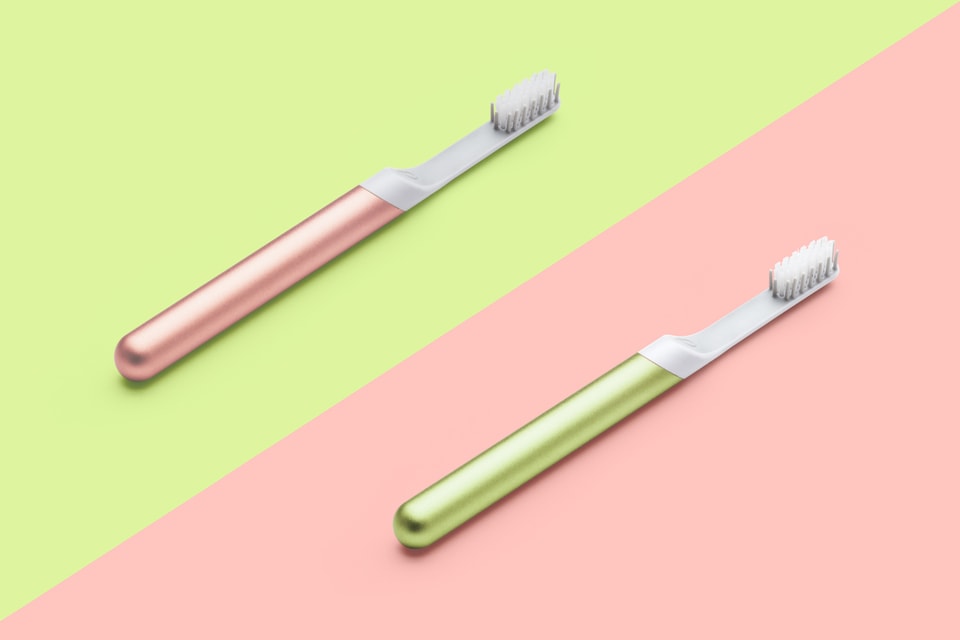 quip's Electric Toothbrush in Pink and Green | Hypebae