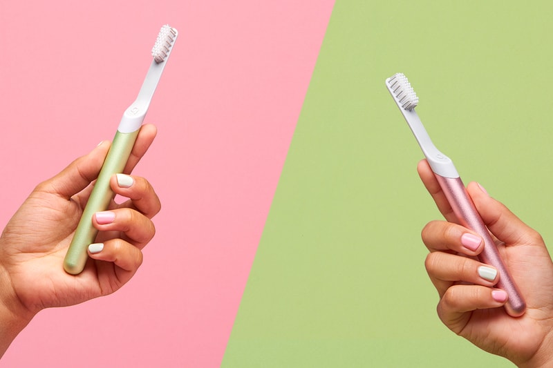 quip's Electric Toothbrush in Pink and Green | Hypebae