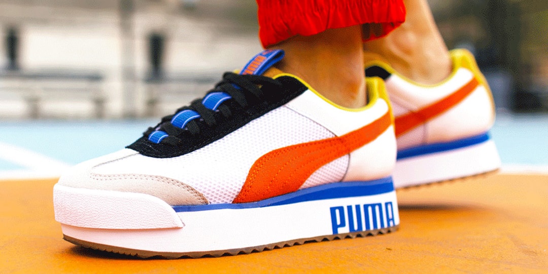 PUMA Debuts Roma Amor Sport in White Mandarin Red | Hypebae