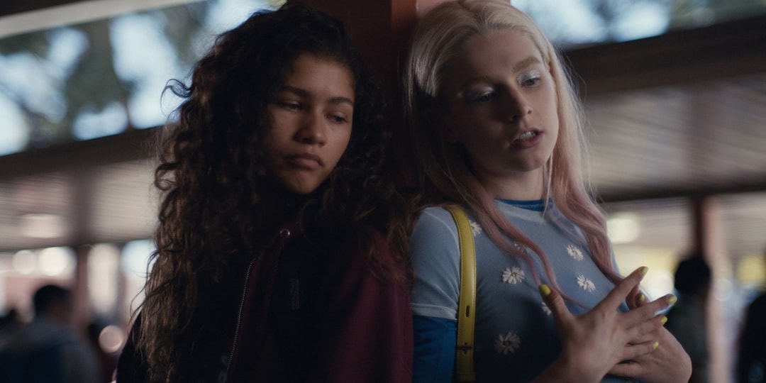 HBO Euphoria Zendaya Rue Maroon Hoodie Merch | Hypebae