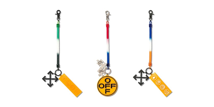 Shop Off-White Industrial Y013 Bungee Keychains | Hypebae