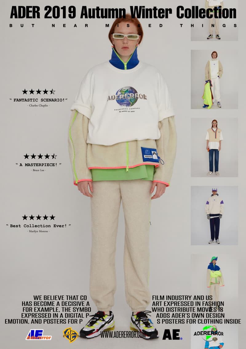 ADER error Reveals Film-Inspired FW19 Lookbook | Hypebae