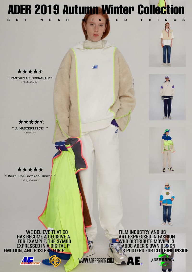 ADER error Reveals Film-Inspired FW19 Lookbook | Hypebae