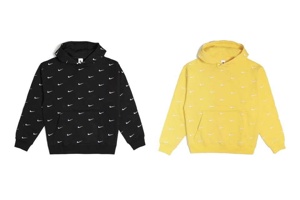 Yellow Nike Swoosh