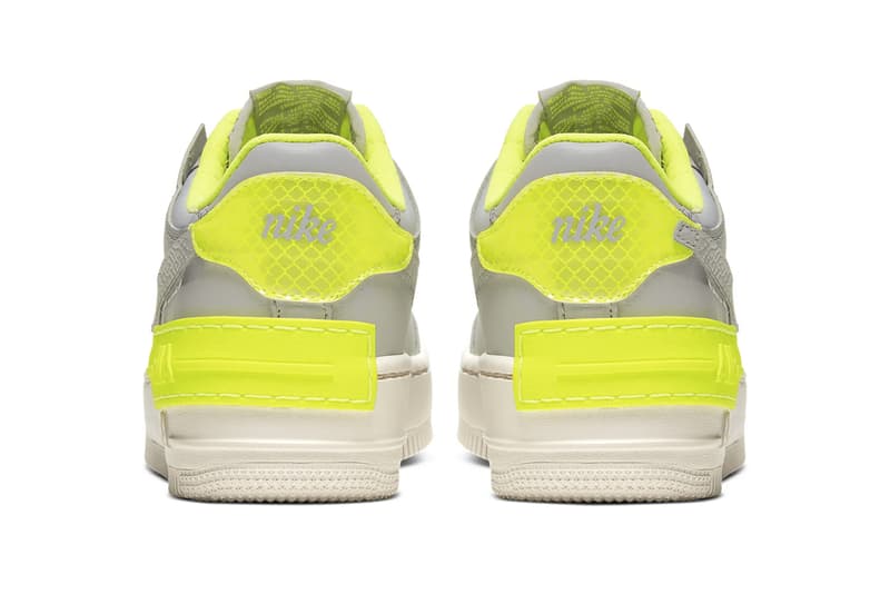 Nike Air Force 1 Shadow "Atmosphere Grey/Volt" | Hypebae