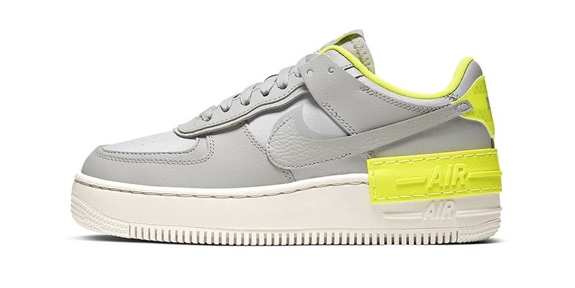 Nike Air Force 1 Shadow "Atmosphere Grey/Volt" | Hypebae
