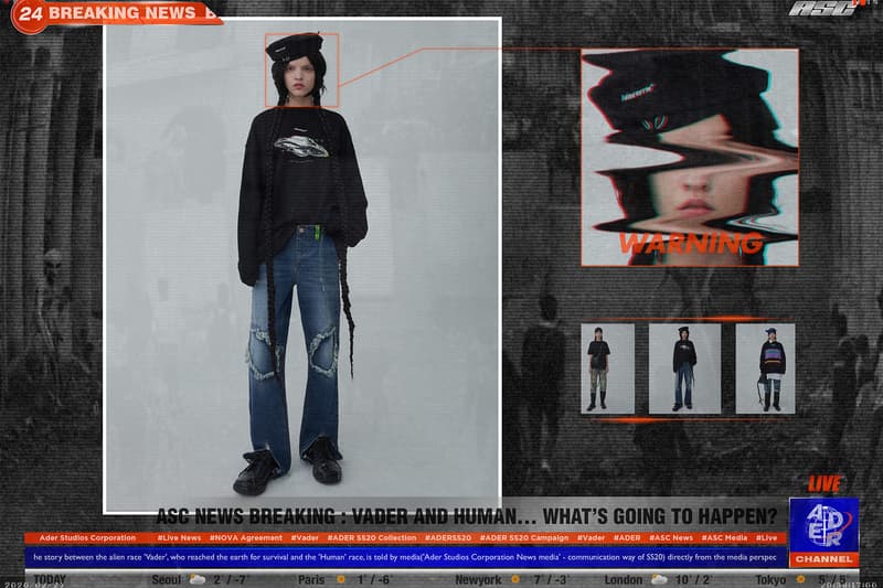 ADER error SS20 "Vader" Collection Lookbook | Hypebae