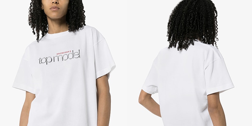Balenciaga Top Model White Cotton Tee Release | Hypebae
